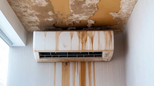 How to Mitigate Water Damage From a Leaky Window A/C Unit
