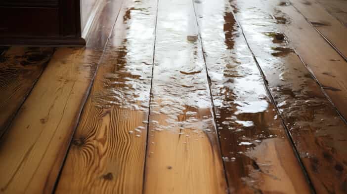 How to Fix Water Damaged Swollen Wood Floor | Cheyenne, WY