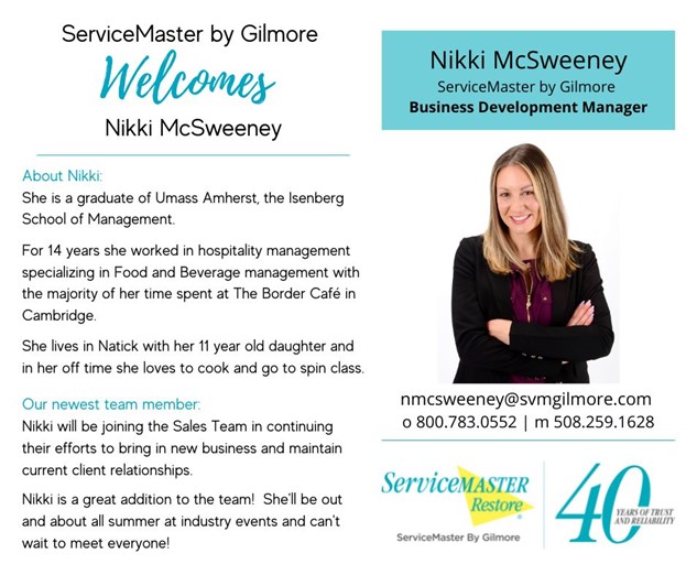 WELCOME NIKKI MCSWEENEY!