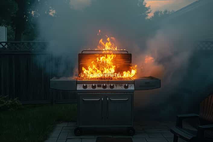 How to Keep Grill from Catching on Fire | Rochester, MN