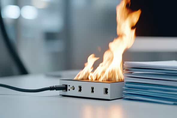 Office Fire Hazards Hiding in Plain Sight: Cords and Wiring